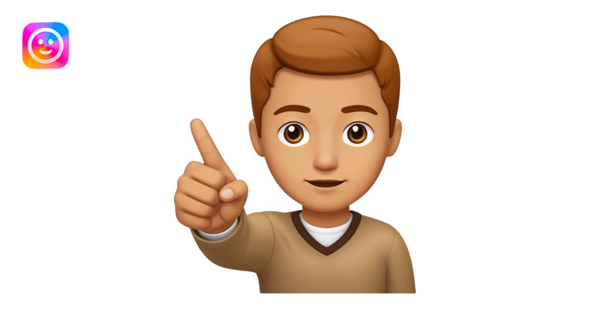 a finger pointing at the reader emoji | AI Emoji Generator