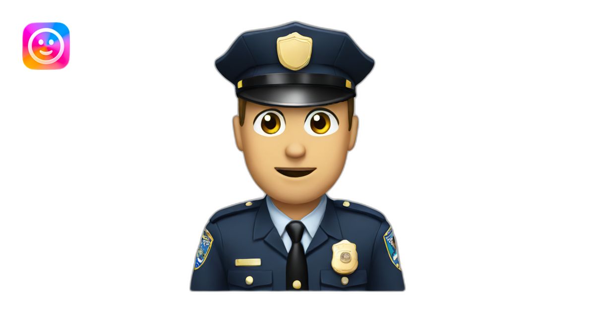 cop with computer emoji | AI Emoji Generator