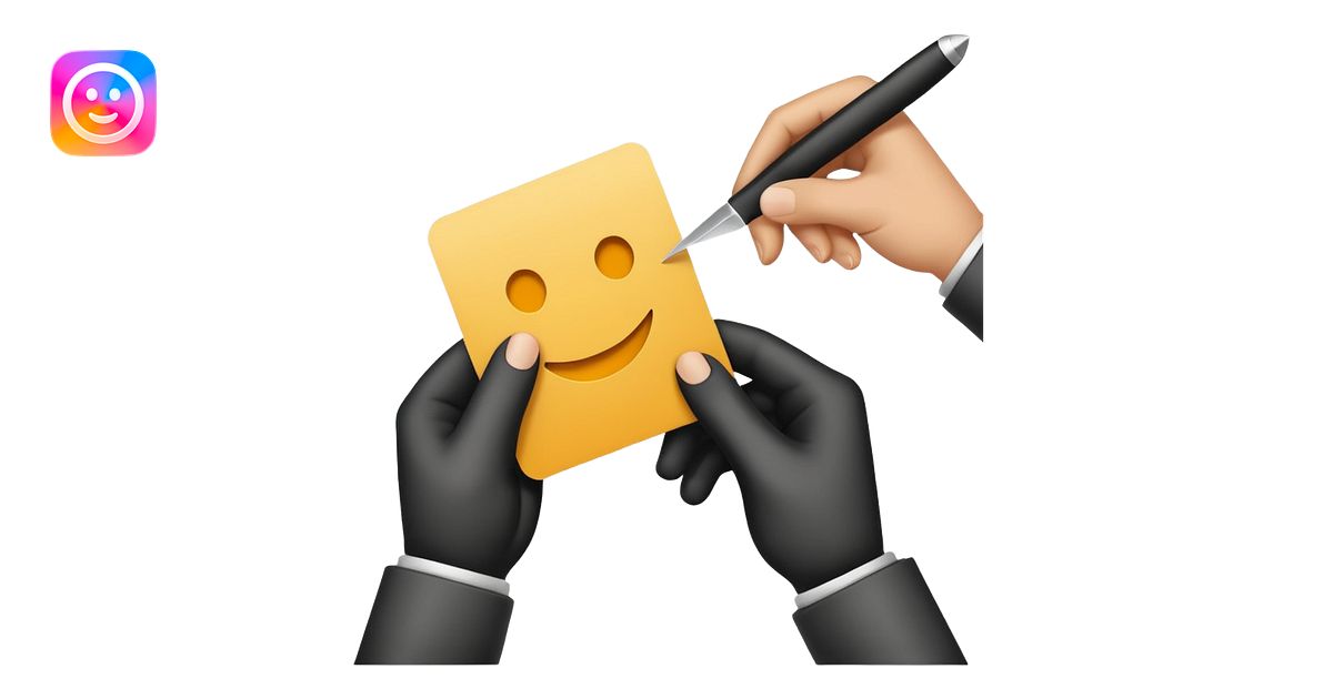 hands cutting out intracate shapes from card emoji | AI Emoji Generator