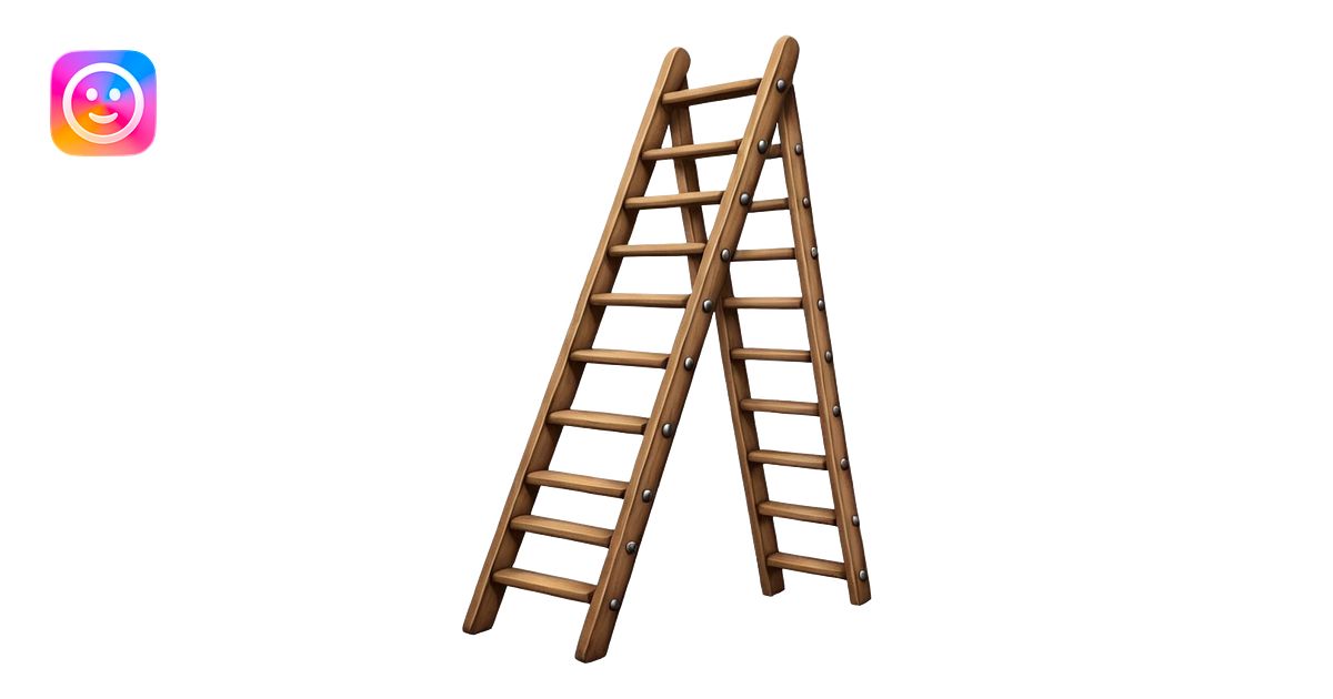 Wooden ladder emoji | AI Emoji Generator