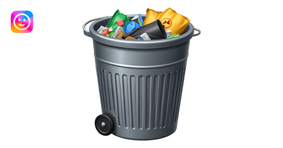 trash bin emoji | AI Emoji Generator