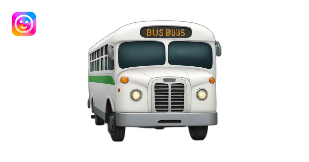 bus emoji | AI Emoji Generator