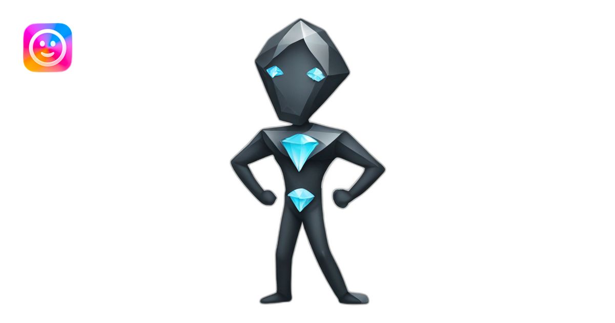 diamond stickman emoji | AI Emoji Generator