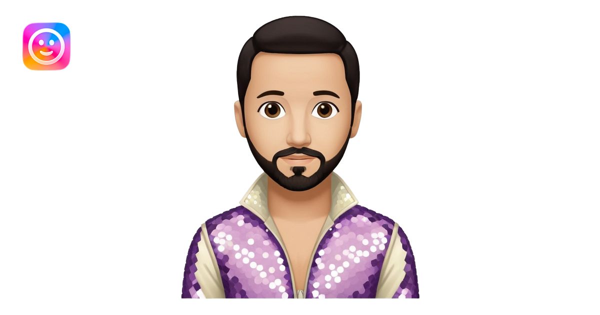 AJ McLean from Backstreet Boys with dark brown hair, ivory sequin ...