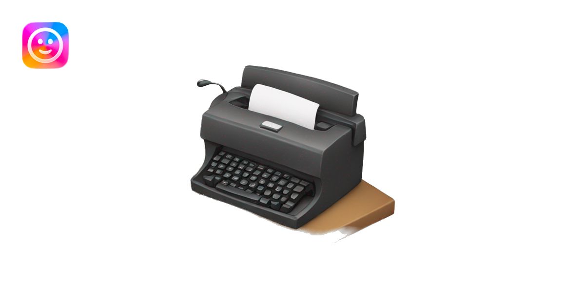 Typing emoji | AI Emoji Generator