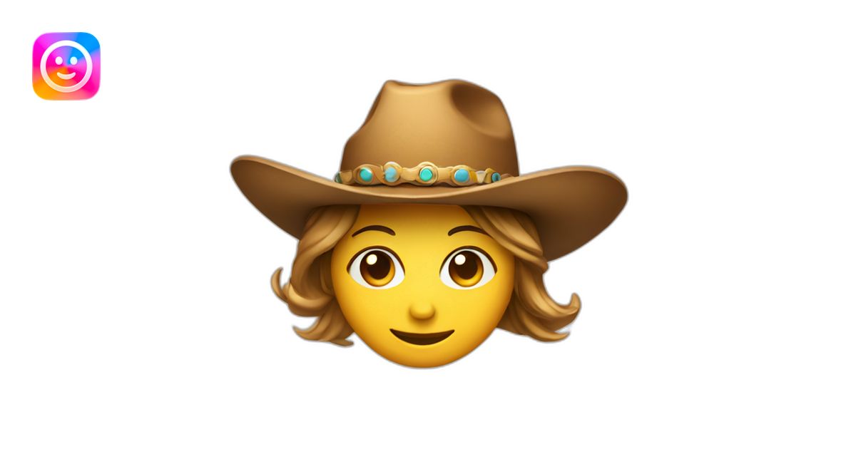 cowboy hat dancing girl emoji | AI Emoji Generator