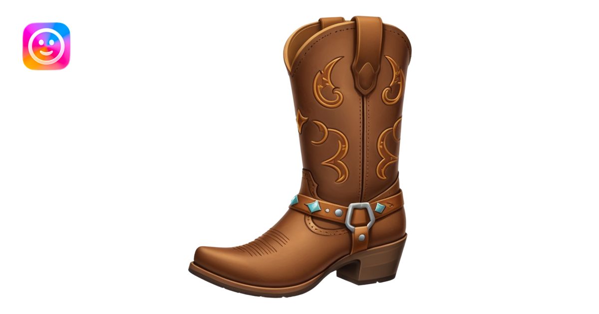 Cowboy boot’s emoji emoji | AI Emoji Generator