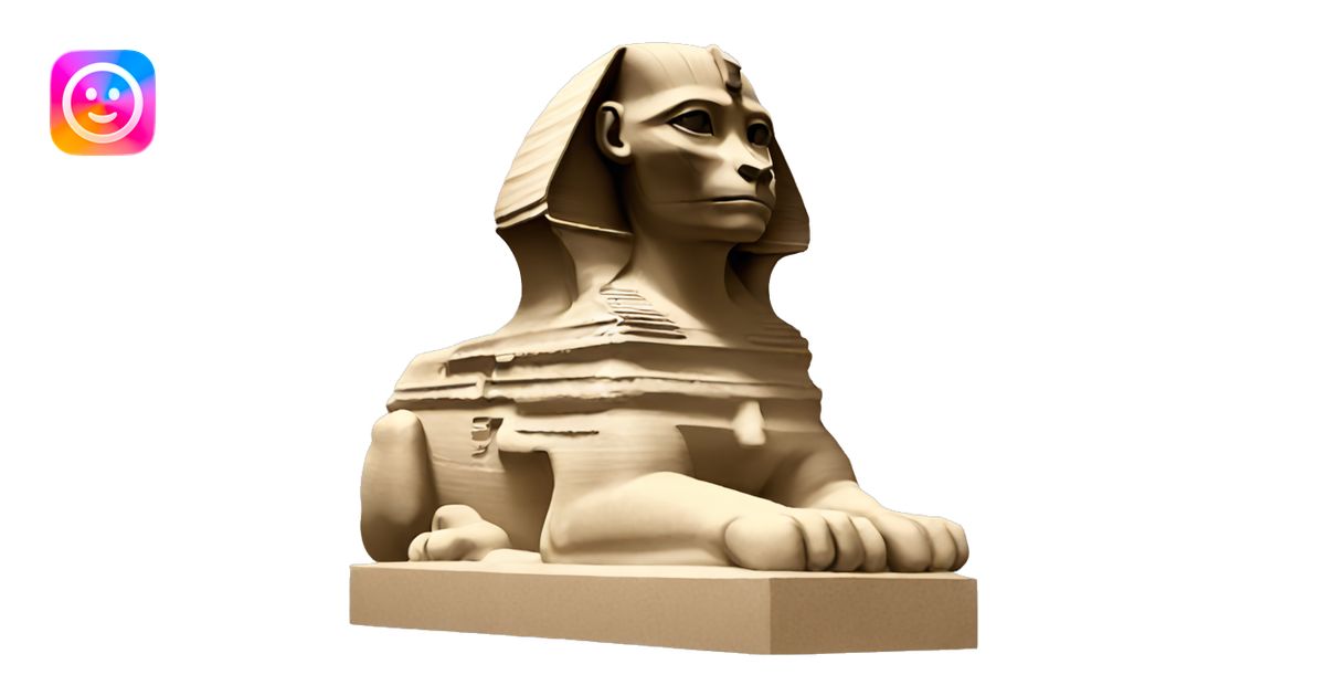 Sphinx monument emoji | AI Emoji Generator