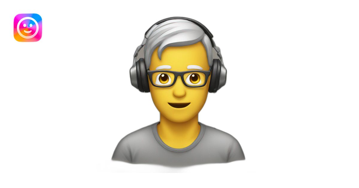 music listener emoji | AI Emoji Generator