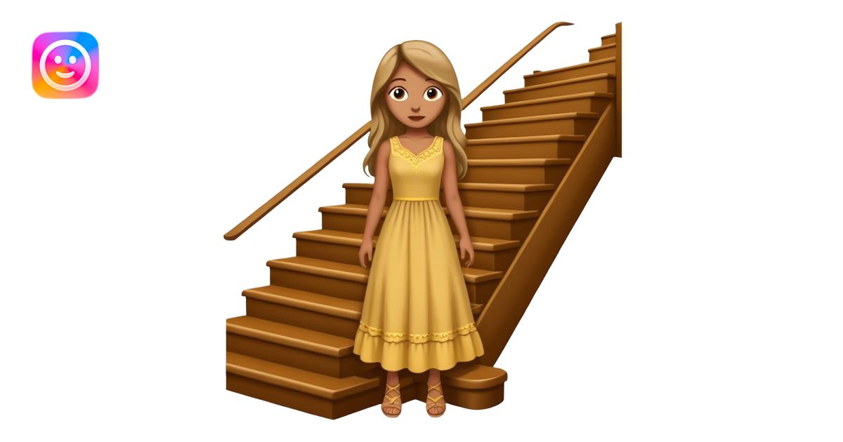 woman on stair emoji | AI Emoji Generator