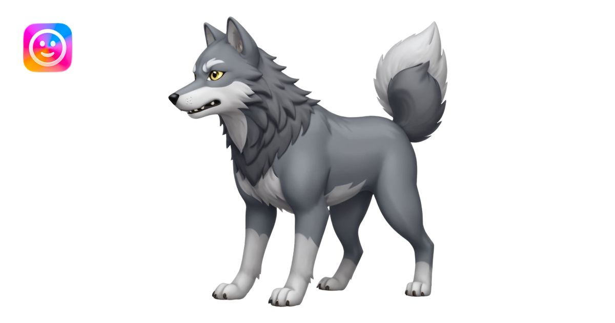 Toony Ginga Nagareboshi Gin/Silver Fang the wolf (full body) (feral) (4 ...