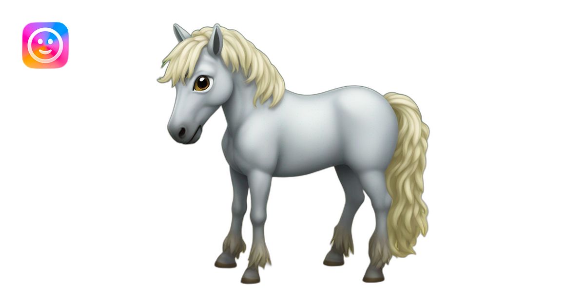 Cheval sur une fourmi emoji | AI Emoji Generator