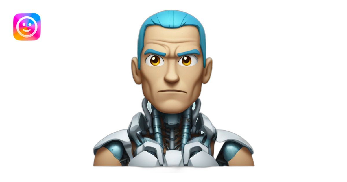 Franky cyborg emoji | AI Emoji Generator