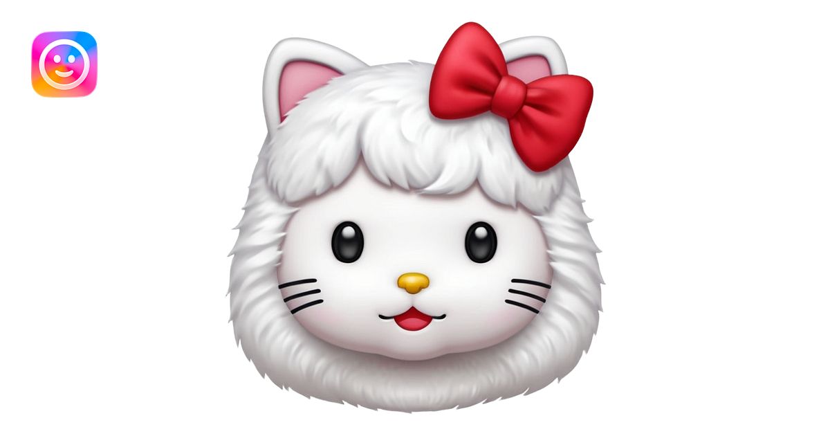 Hello kitty emoji | AI Emoji Generator