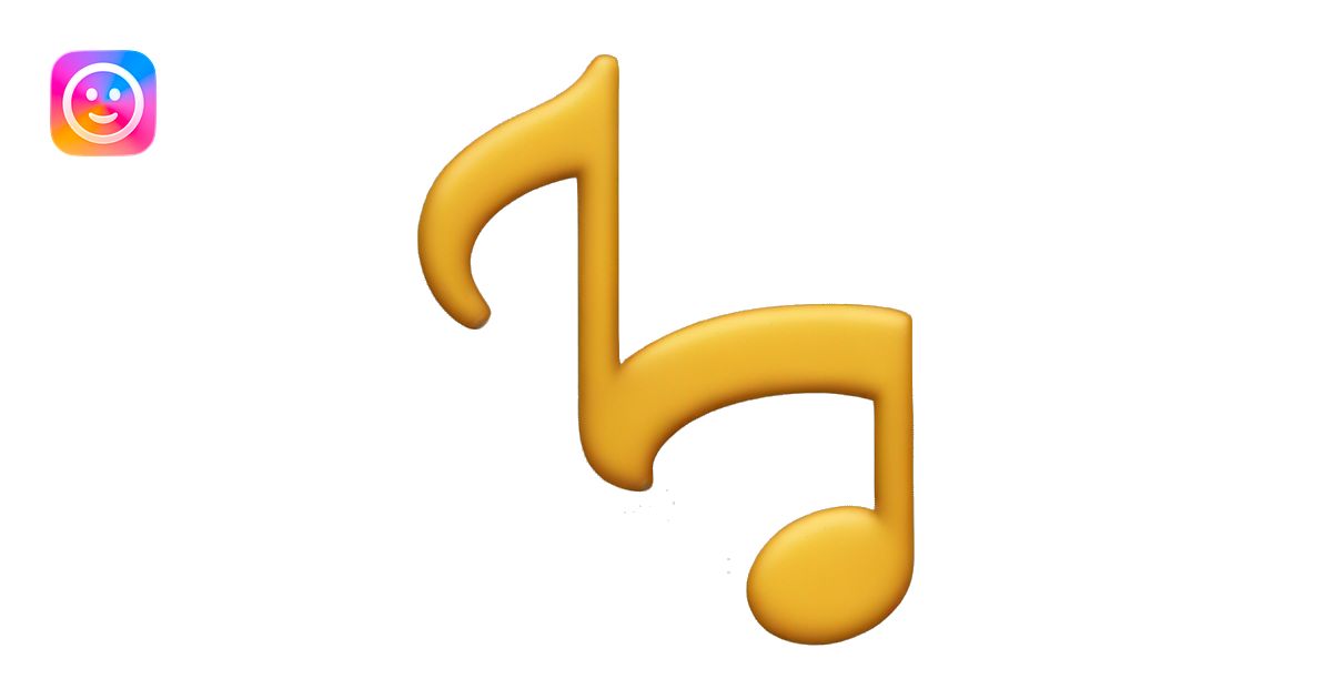 musical note emoji | AI Emoji Generator