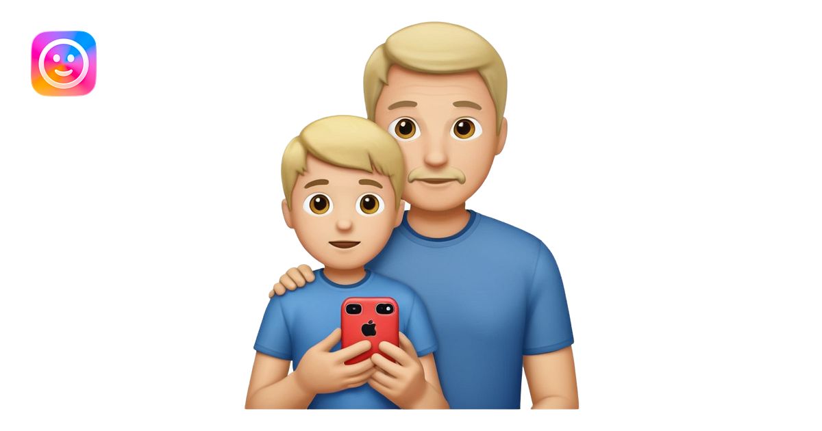 father and boy emoji | AI Emoji Generator