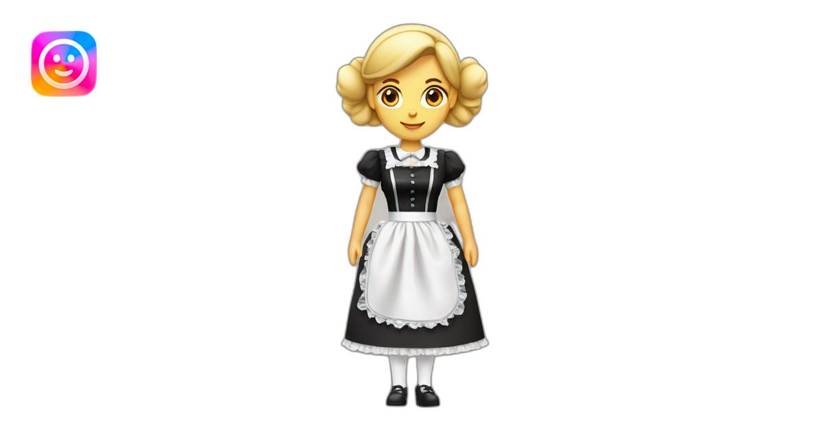 french maid emoji | AI Emoji Generator