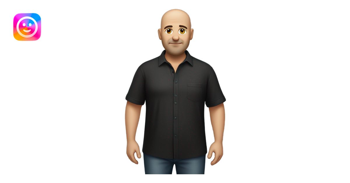 A slightly overweight middle-aged Italian man with olive-toned skin ...