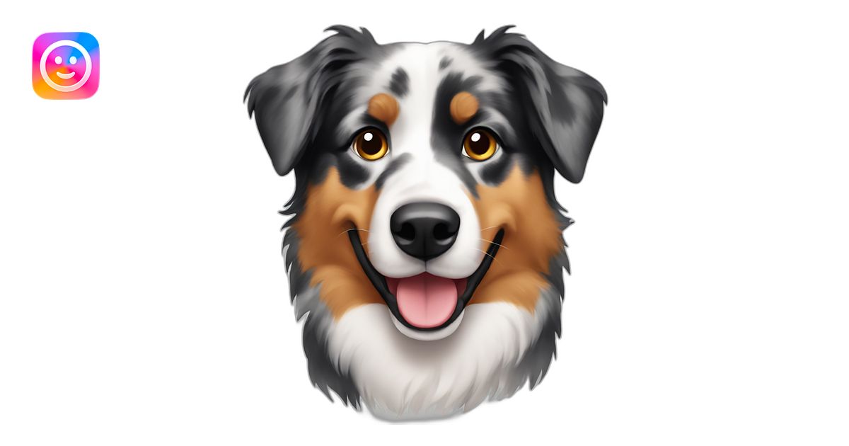 australian shepard emoji | AI Emoji Generator