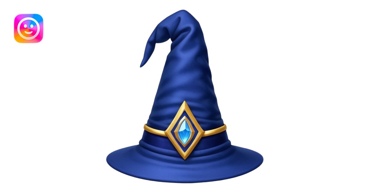 wizard's hat emoji | AI Emoji Generator