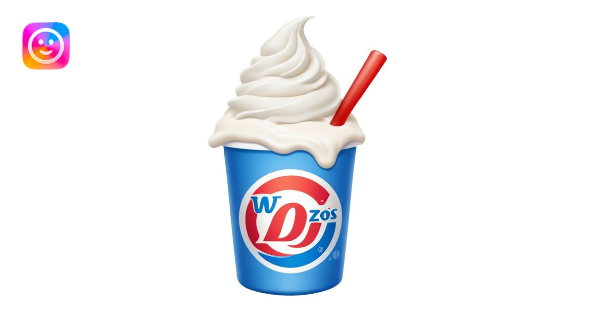 dairy queen blizzard emoji | AI Emoji Generator