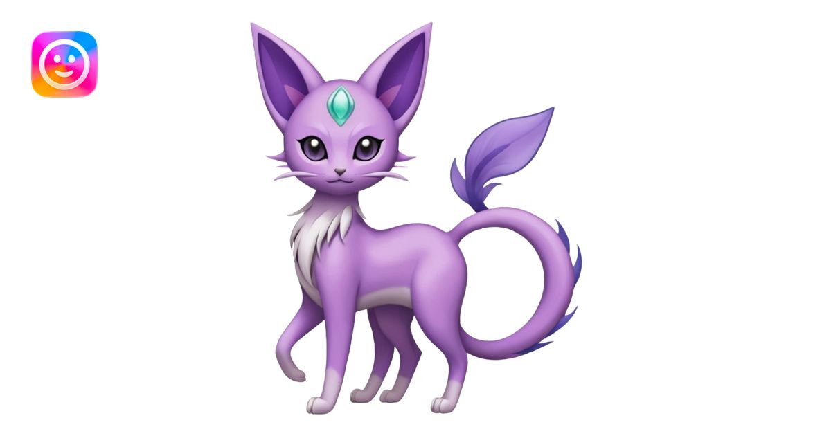 Meloetta-Purrloin-Espeon-Delcatty-Pokémon-Fakémon-fusion-hybrid ...