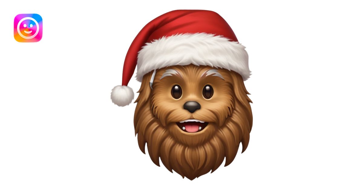 chewbacca santa emoji | AI Emoji Generator