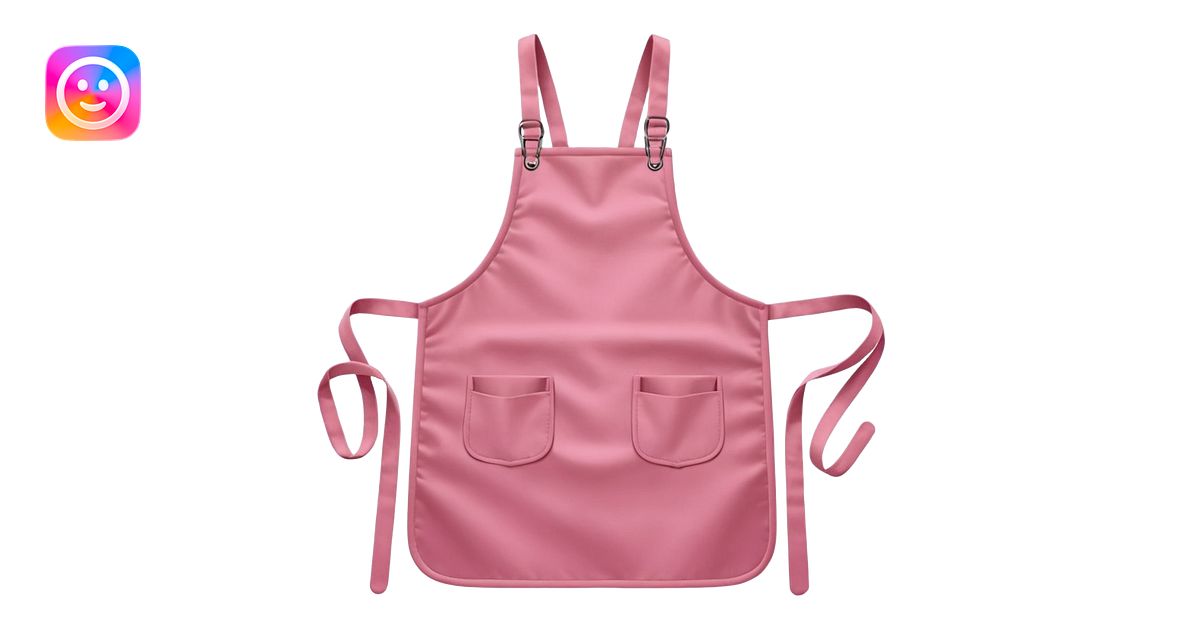 pink apron emoji | AI Emoji Generator