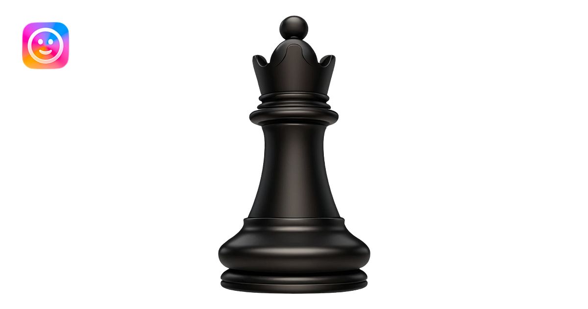 black chess pieces, rook piece emoji | AI Emoji Generator