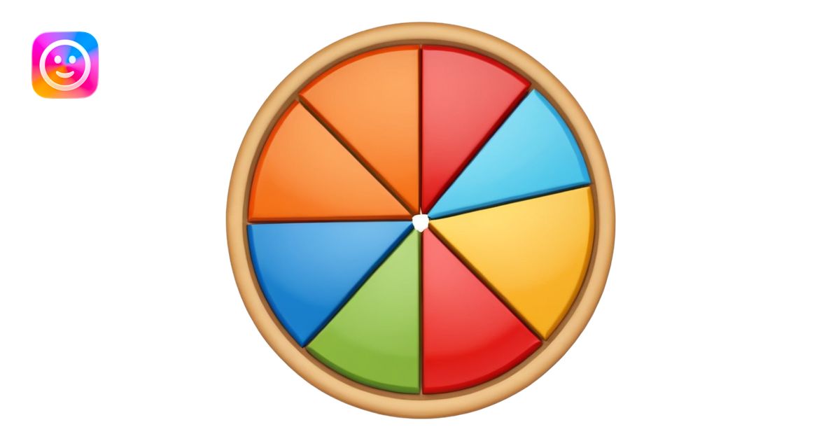 pie chart with three divisions emoji | AI Emoji Generator