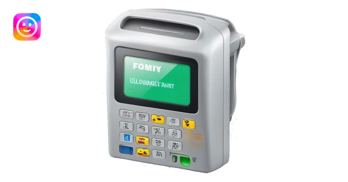 Credit Card Reader emoji | AI Emoji Generator