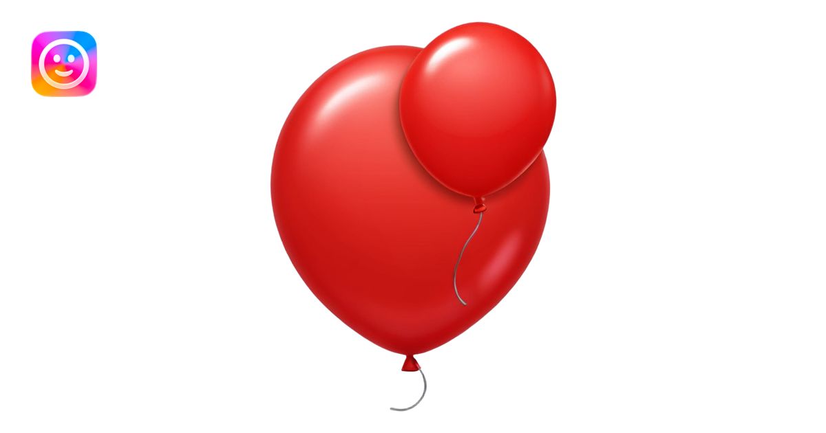 red balloon emoji | AI Emoji Generator