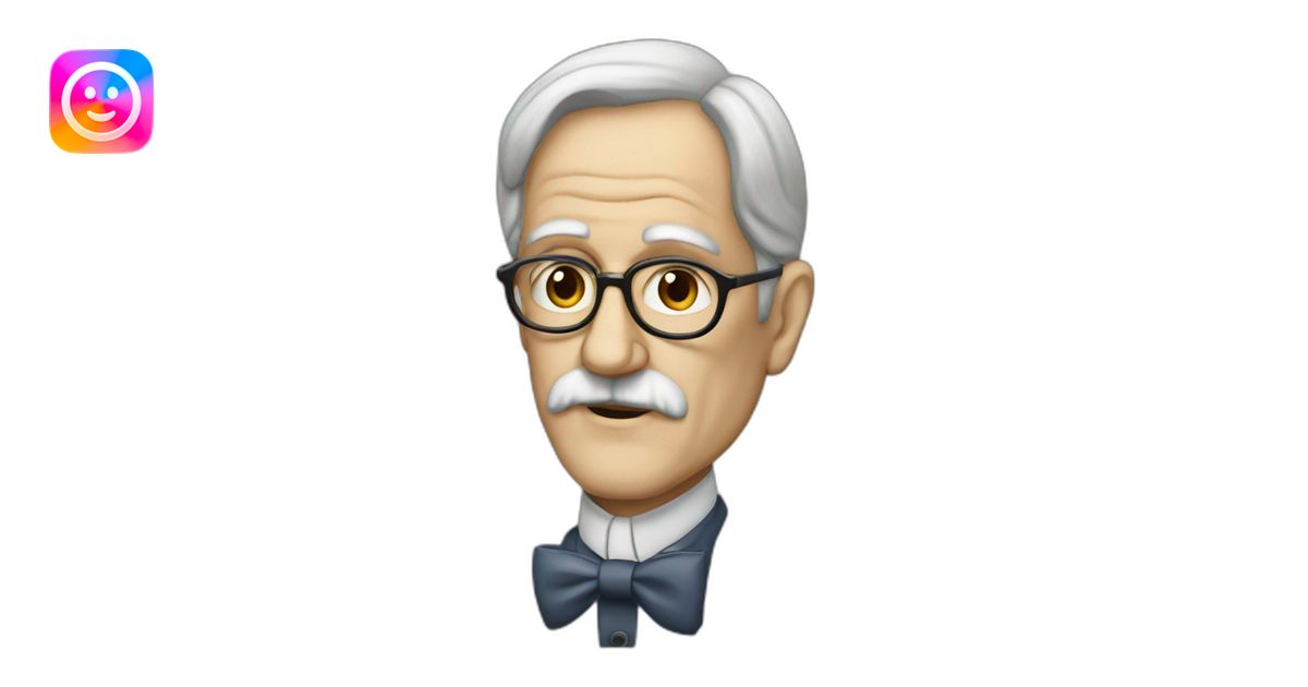 sigmound freud emoji | AI Emoji Generator