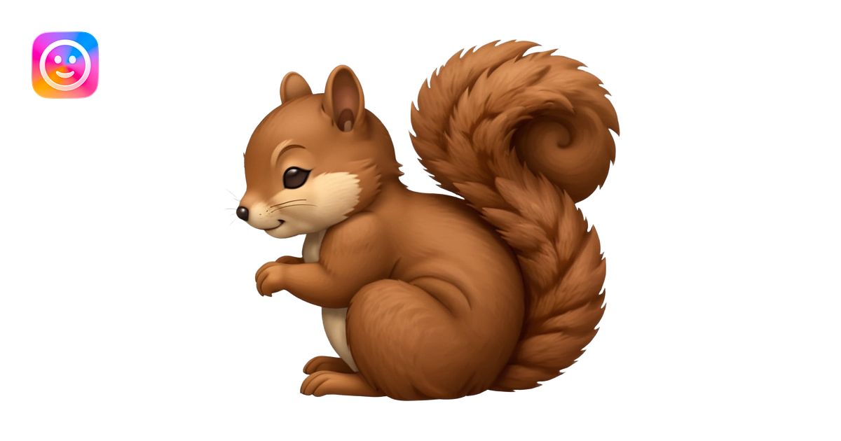 sleeping squirrel eyes closed emoji | AI Emoji Generator