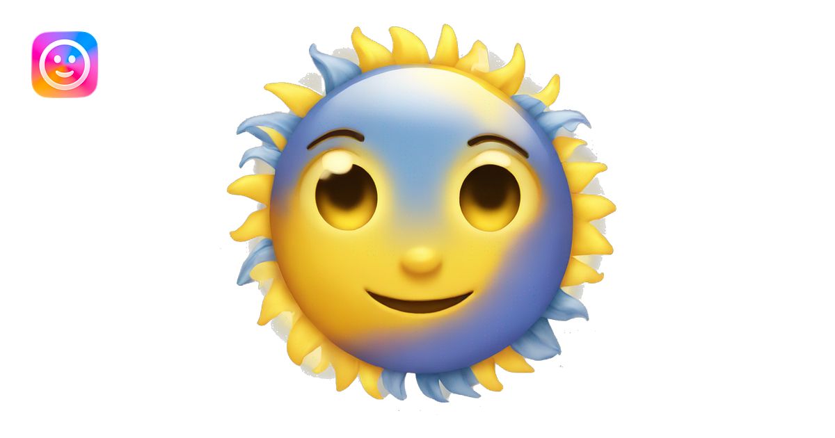 cute sunshine emoji | AI Emoji Generator