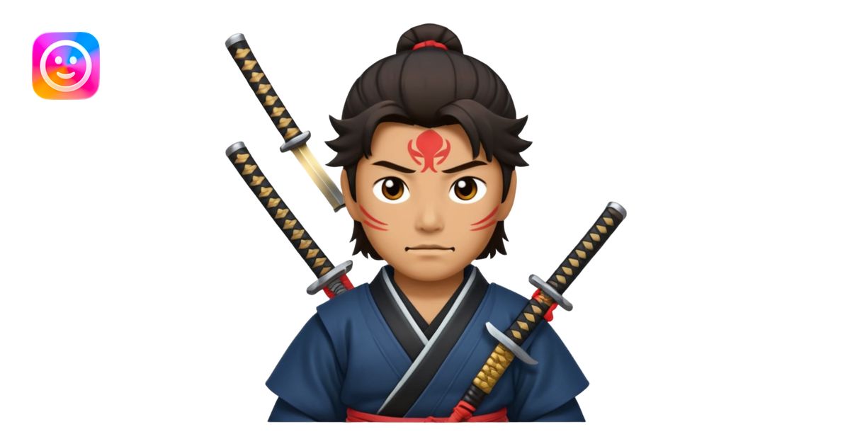 samurai emoji | AI Emoji Generator