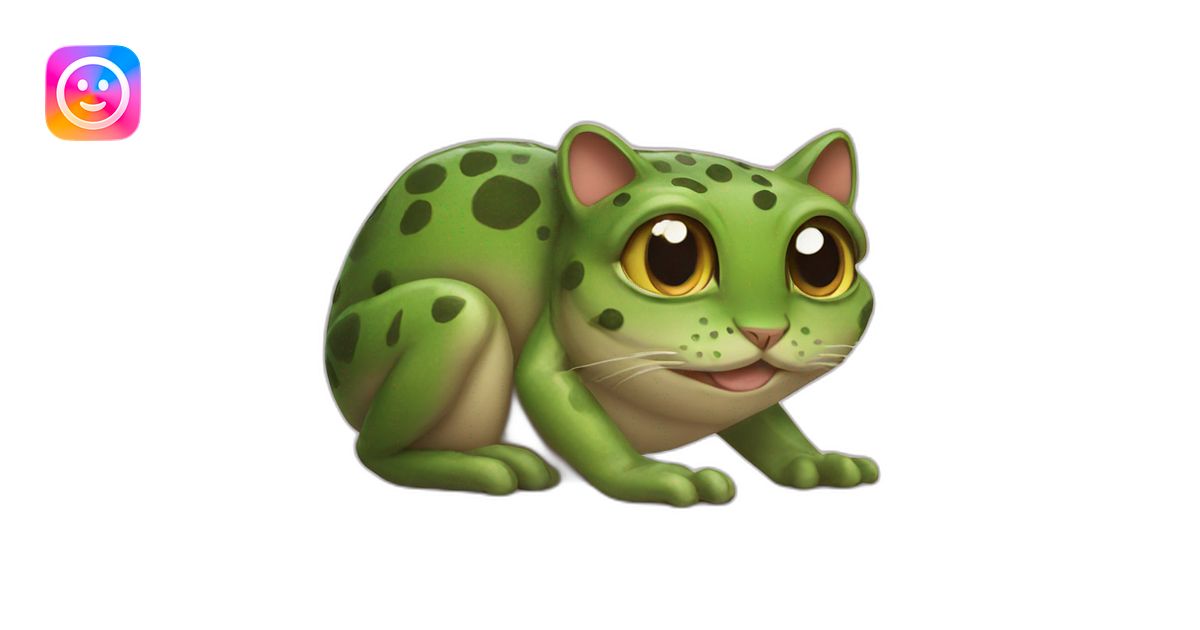 half cat half frog emoji | AI Emoji Generator
