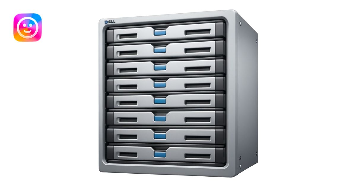 dell server rack for data center emoji | AI Emoji Generator