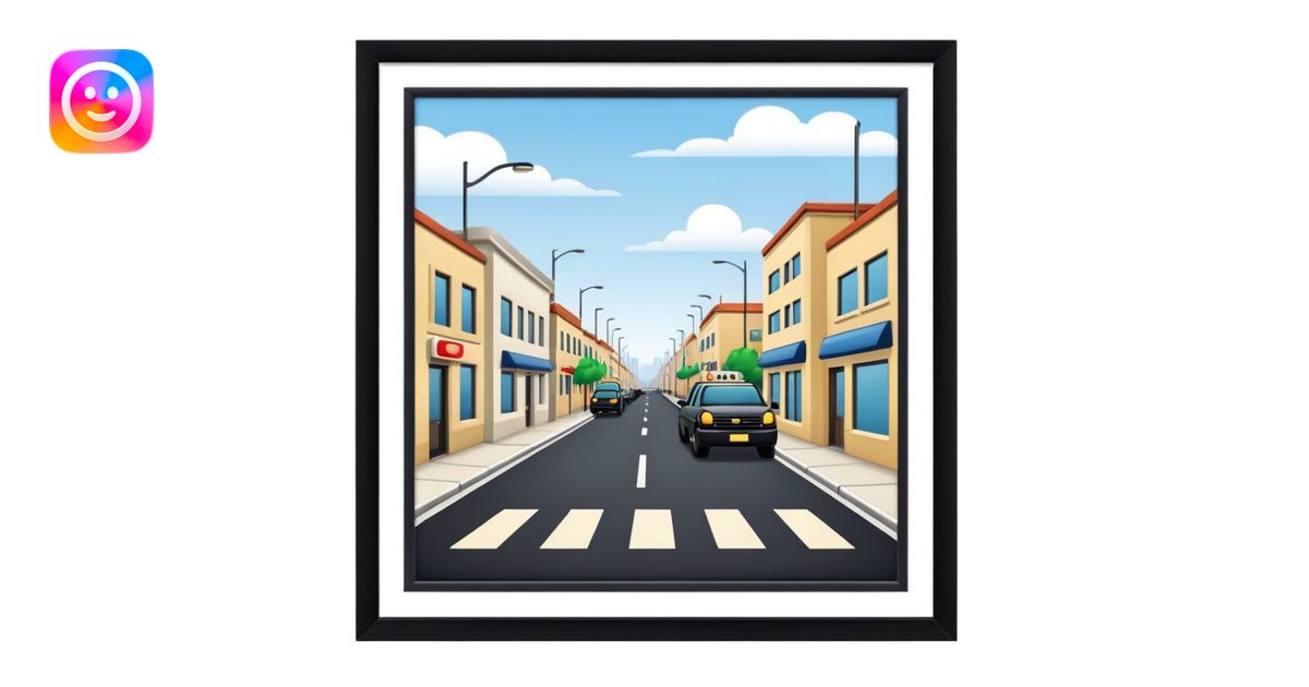 street with border control emoji | AI Emoji Generator