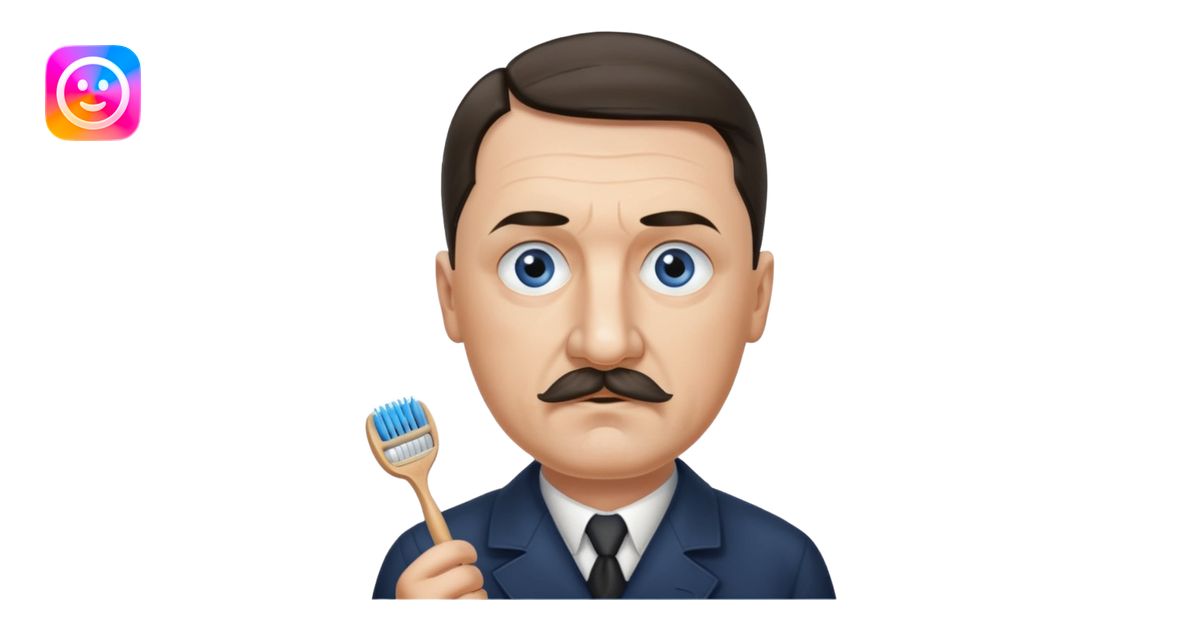 Adolf Hitler had an oval face with fair skin. His eyes were blue and ...