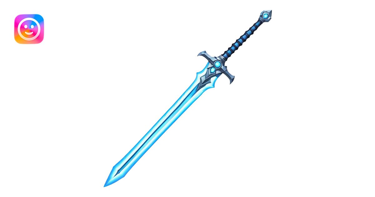 high tech space energy sword emoji | AI Emoji Generator