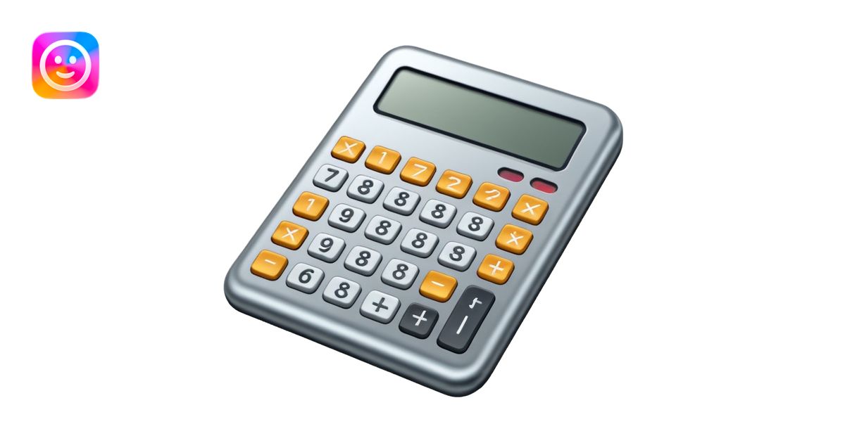 AI CALCULATOR emoji | AI Emoji Generator