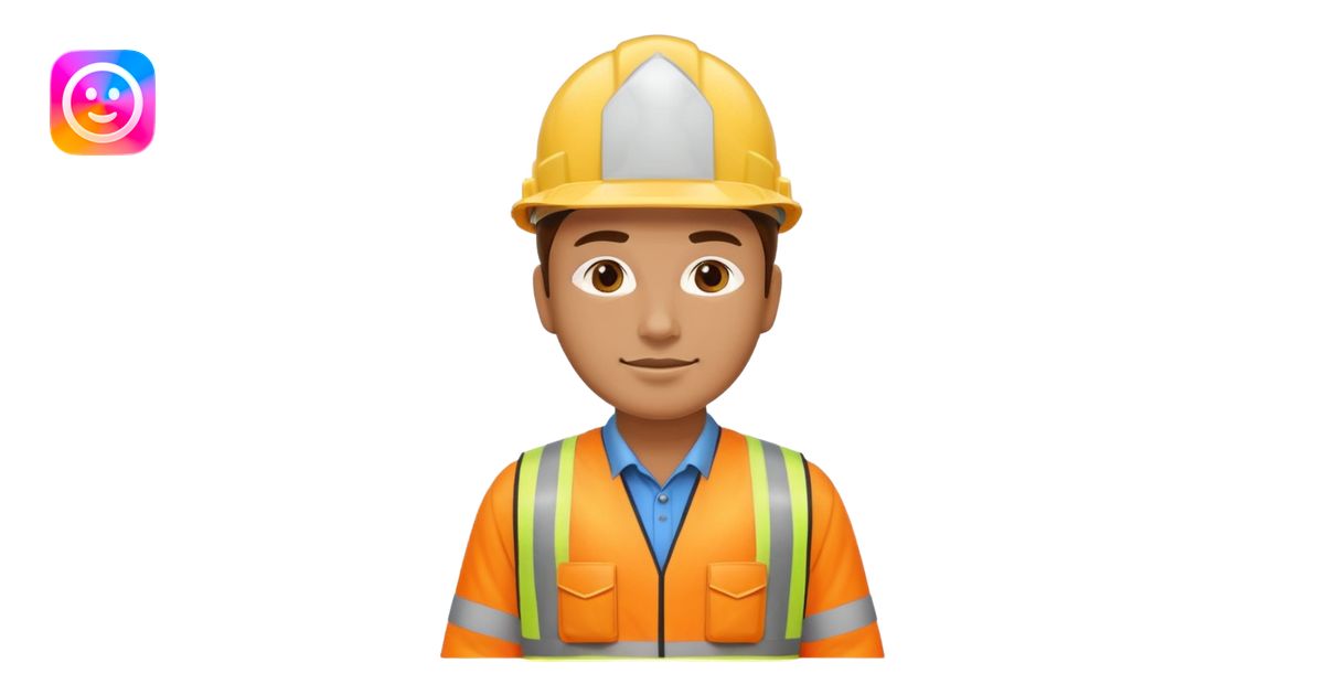 safety manager standing emoji | AI Emoji Generator