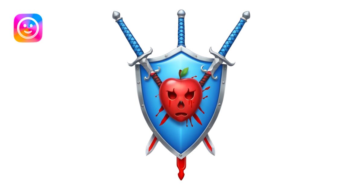 Make the blue even brighter on the shiny round shield, keep the ...