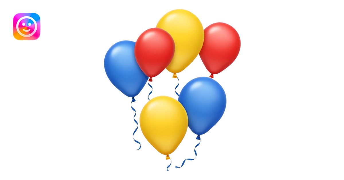 BALLOONS 3 emoji | AI Emoji Generator