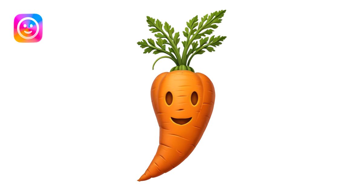 molden, wilted carrot, discord style emoji | AI Emoji Generator