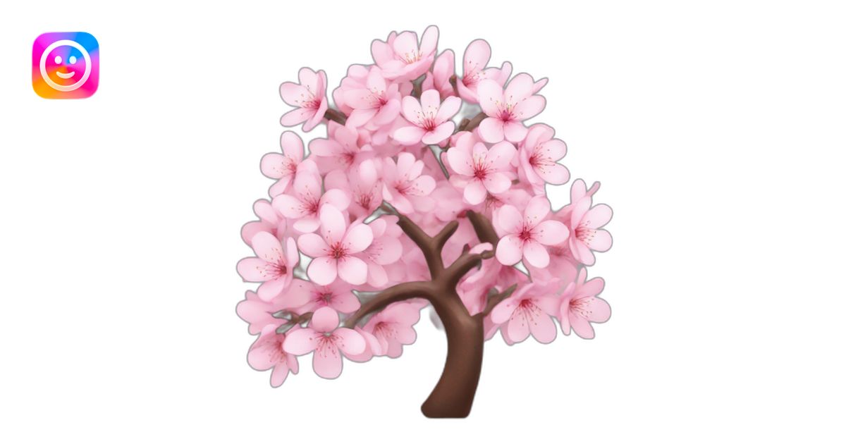 cherry blossom tree emoji | AI Emoji Generator