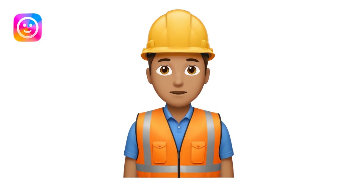 Waste Management, safety vest emoji | AI Emoji Generator