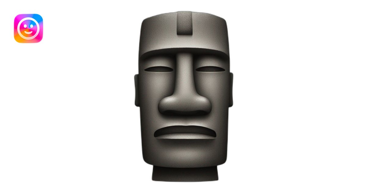 moai statue emoji | AI Emoji Generator