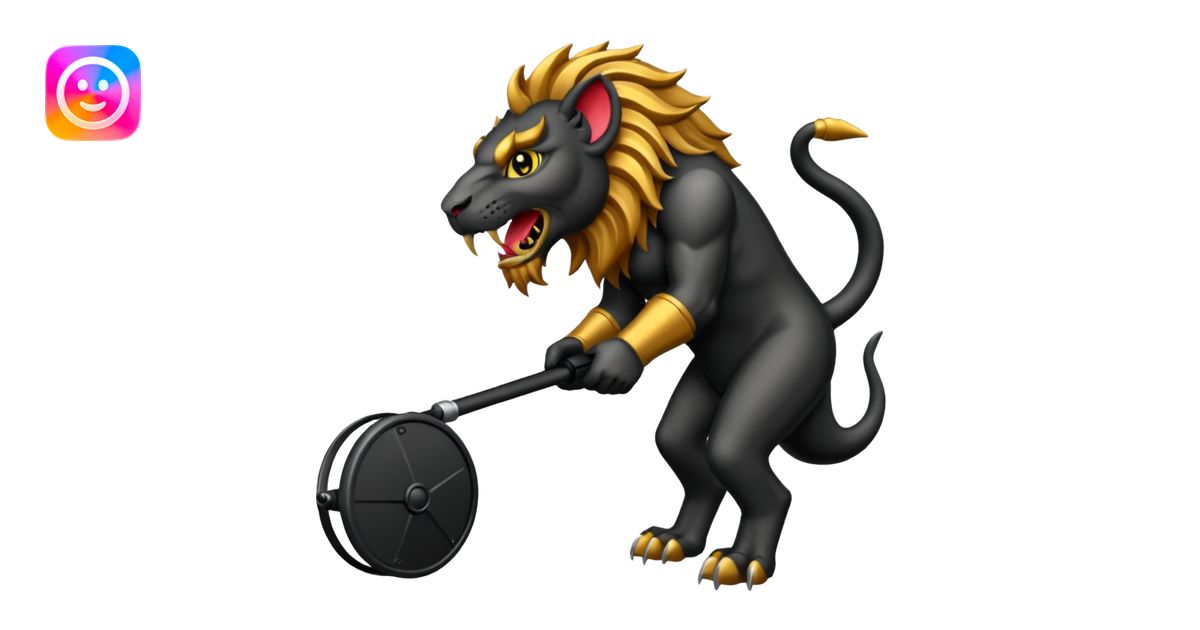 Manticore metal detector emoji | AI Emoji Generator